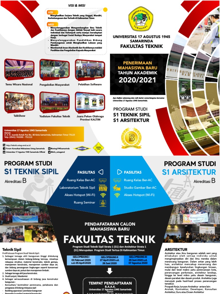 Brosur Teknik Untag | PDF