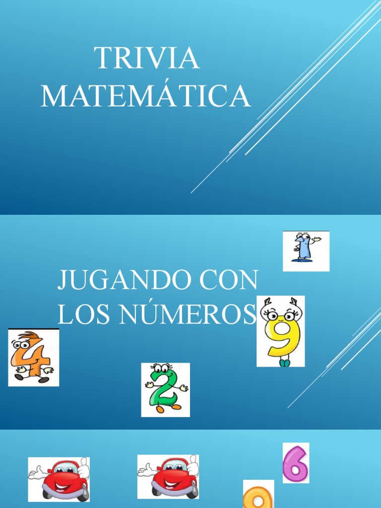 Trivia de Matemáticas: Jugando con Números | PDF