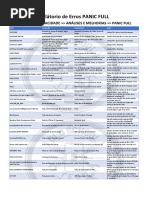 Tabela de Panic Full | PDF | Armazenamento de dados de computador | Unidade central de processamento