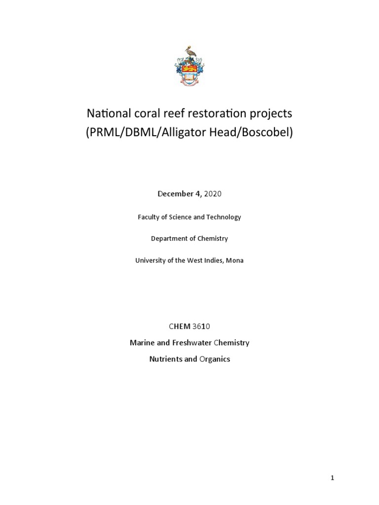 Coral Reef Restoration Projects | PDF | Coral Reef | Plankton