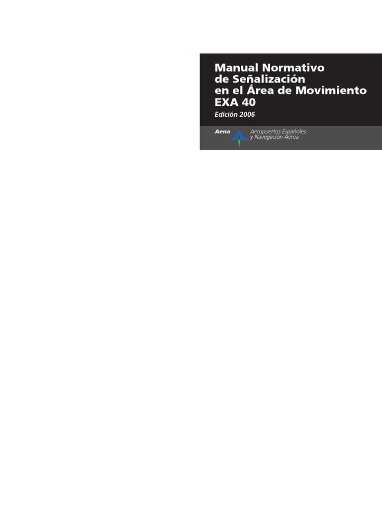 Manual Se c3 91alizaci c3 93n Area Movimiento | PDF | Aeropuerto | Aeronave