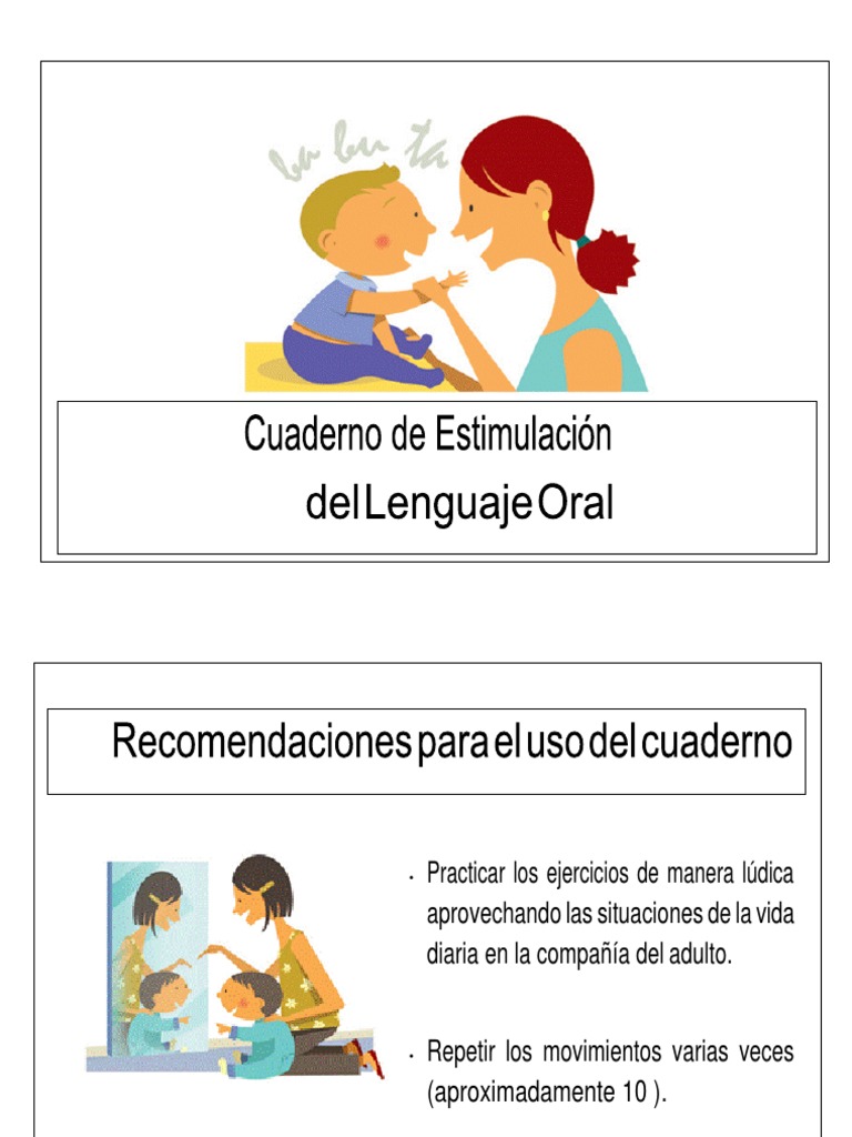Cuaderno Estimulación Del Lenguaje | PDF
