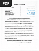 motion for summary judgement | Affidavit | Summary Judgment