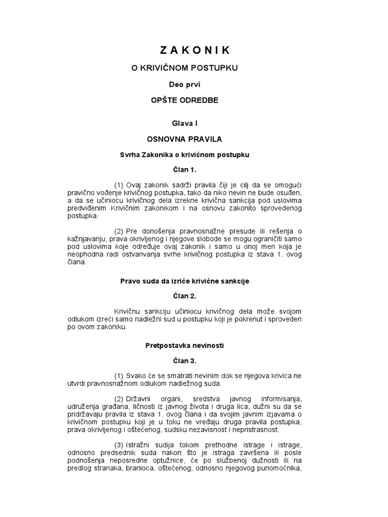 Krivicni | PDF