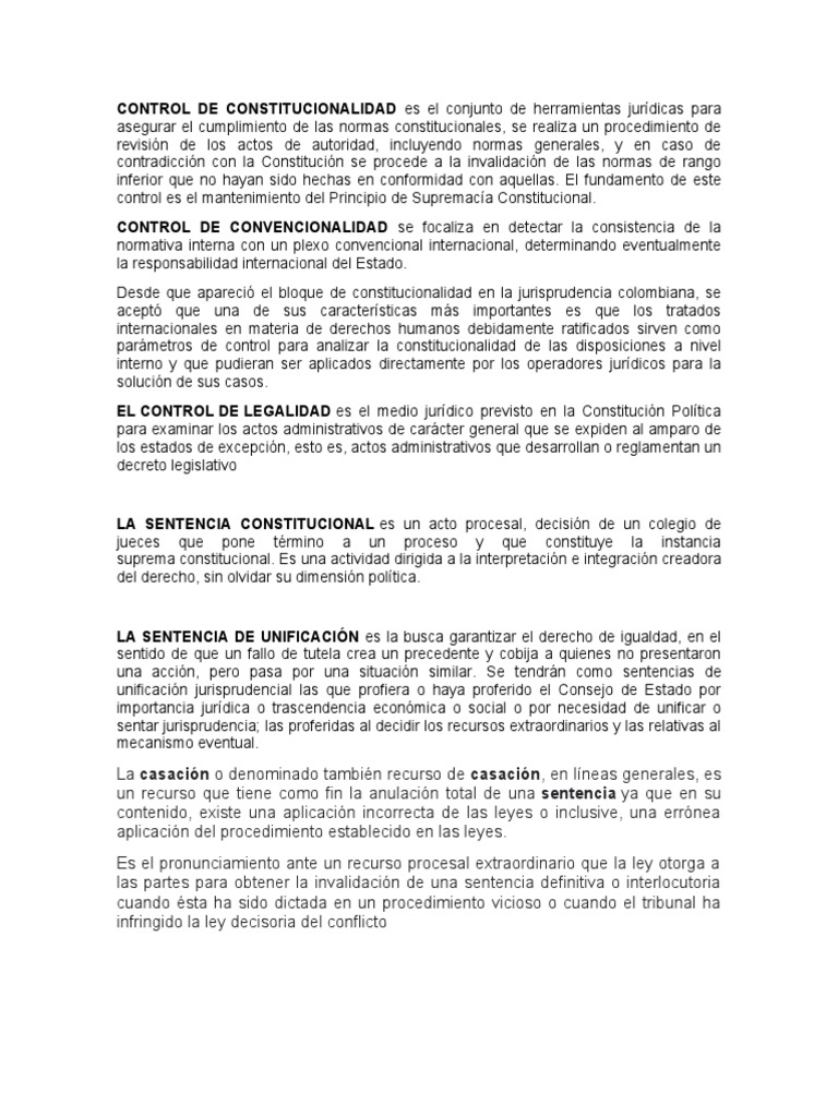 Control de Constitucionalidad | PDF | Caso de ley | Constitución