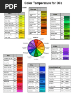 Promarker Colour Chart Template PDF | PDF | Blue | Color