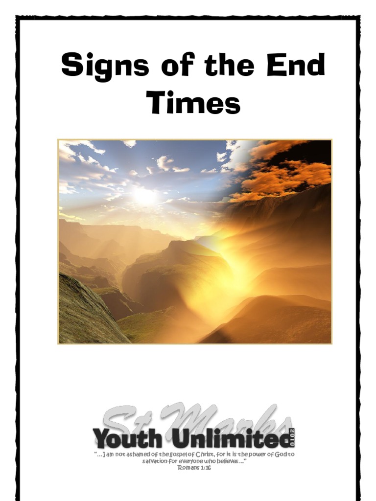 Signs of The End Times | PDF | Bible Prophecy | End Time