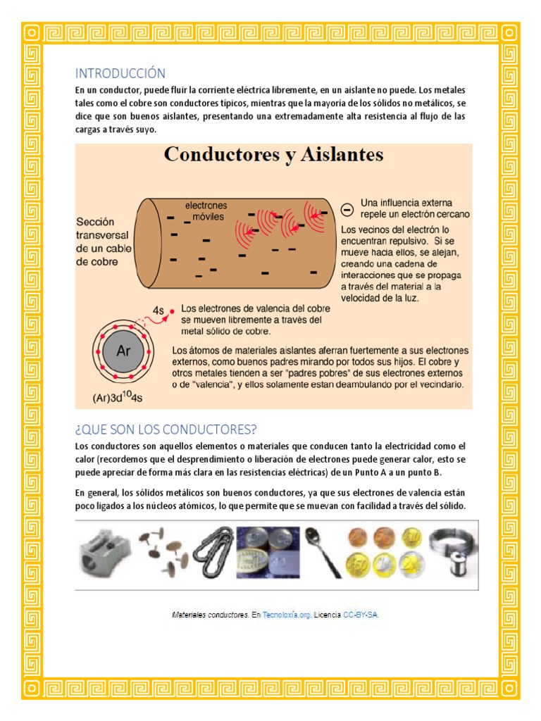 Aislantes y Conductores | PDF | Aislador (Electricidad) | Rieles