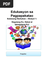 Grade 1 EsP Module 1 2 Final | PDF