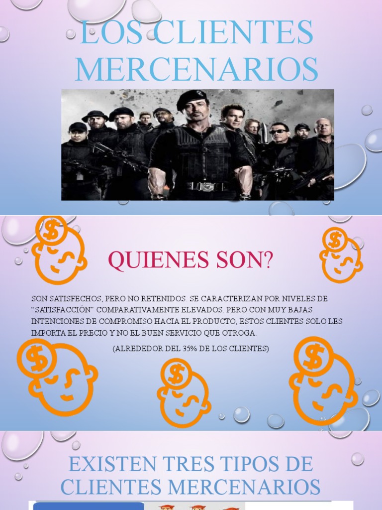 Clientes Mercenarios: Tipos y Estrategias | PDF | Derecho