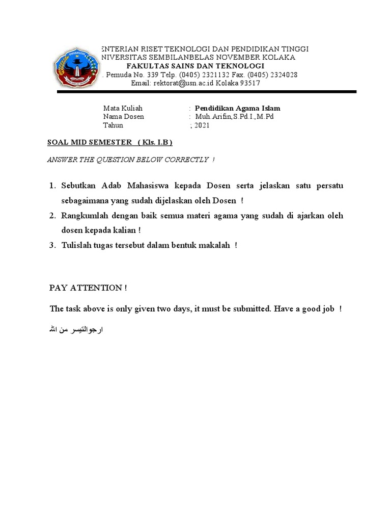 Contoh Format | PDF