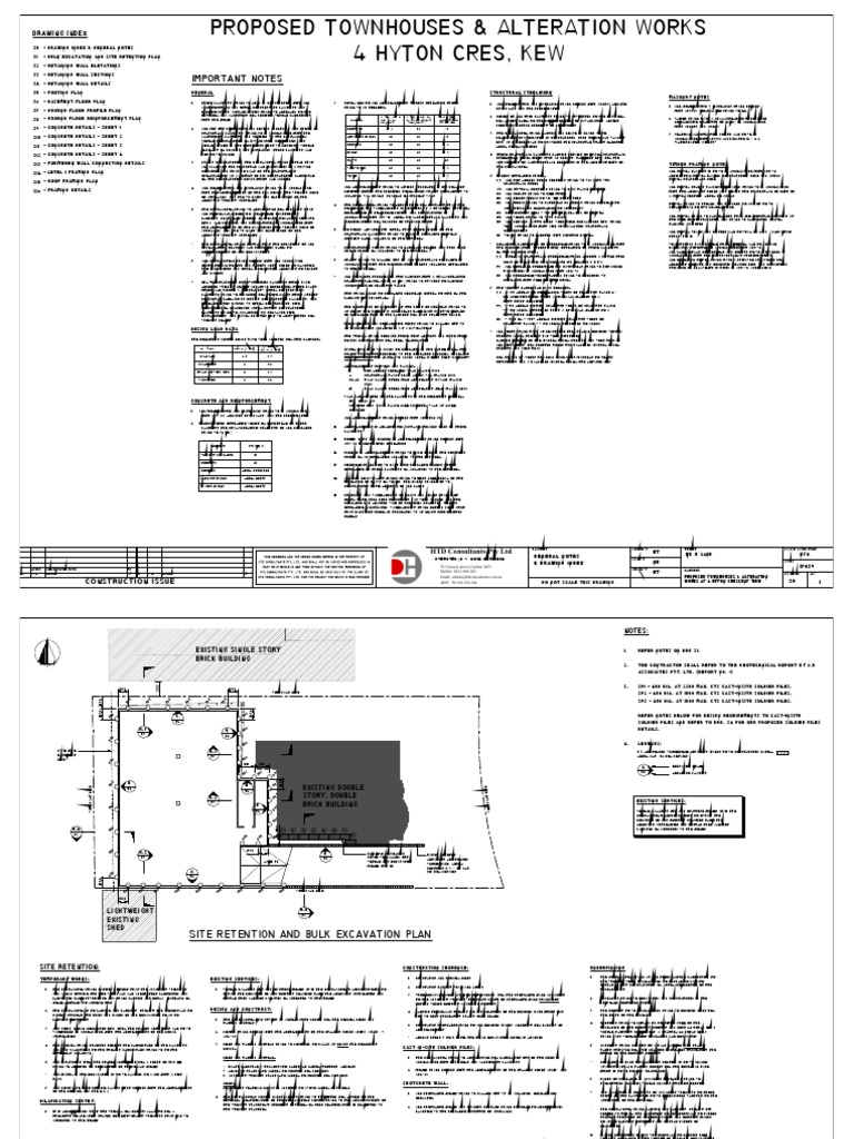 Proposed Townhouses & Alteration Works 4 Hyton Cres, Kew: Important ...