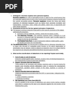 Chapter 13 Principles of Deduction | PDF | Tax Deduction | Expense