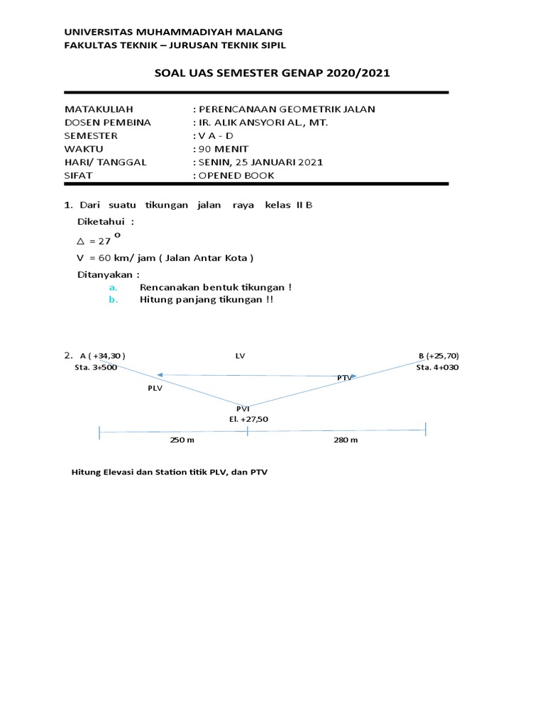 Soal Uas PGJ 2021 | PDF