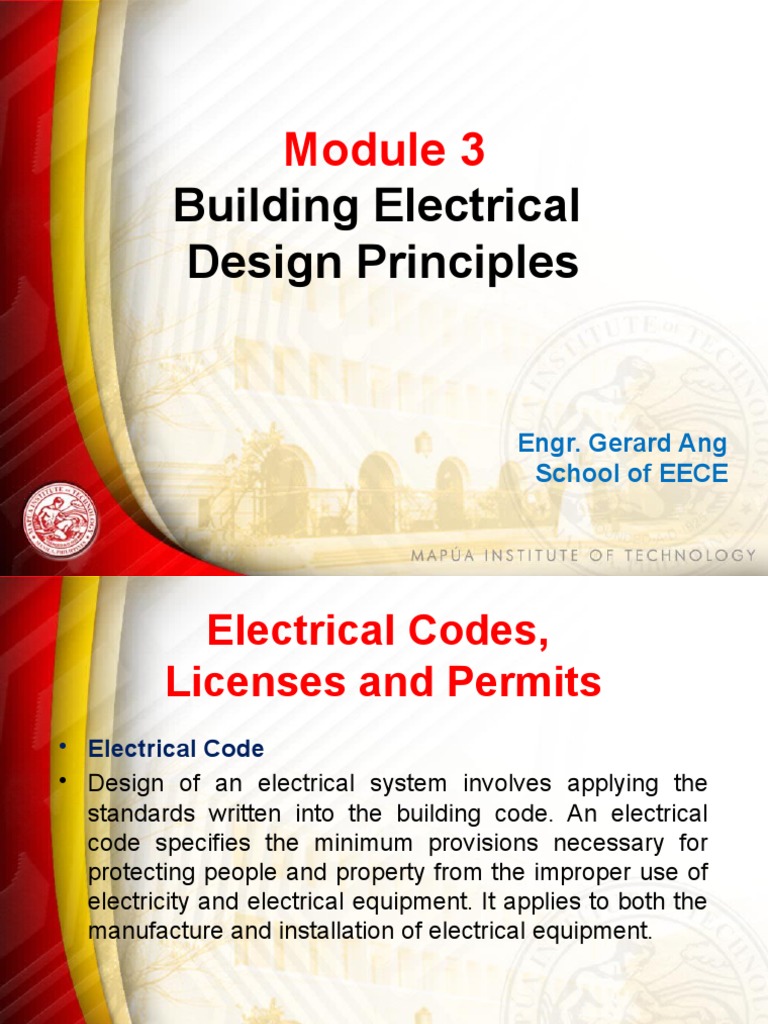 Engineering Utilities Module 3 | PDF | Electrical Wiring | Home Appliance