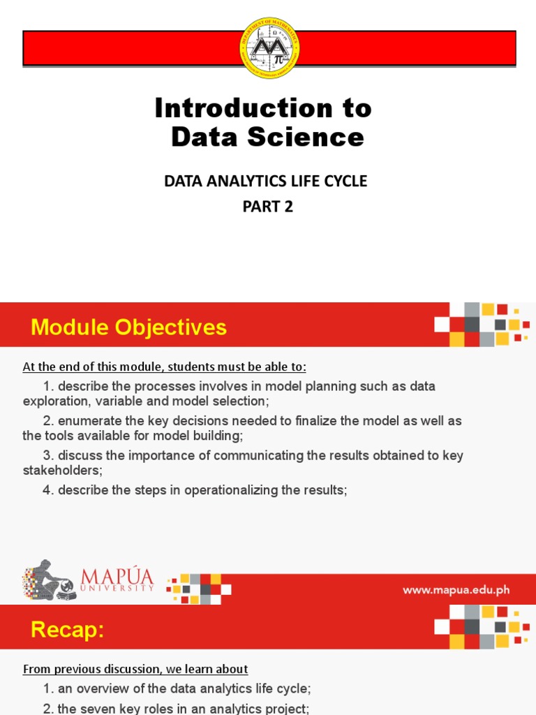 Lesson 6 Data Life Cycle Part 2 | PDF | Data Analysis | Analytics