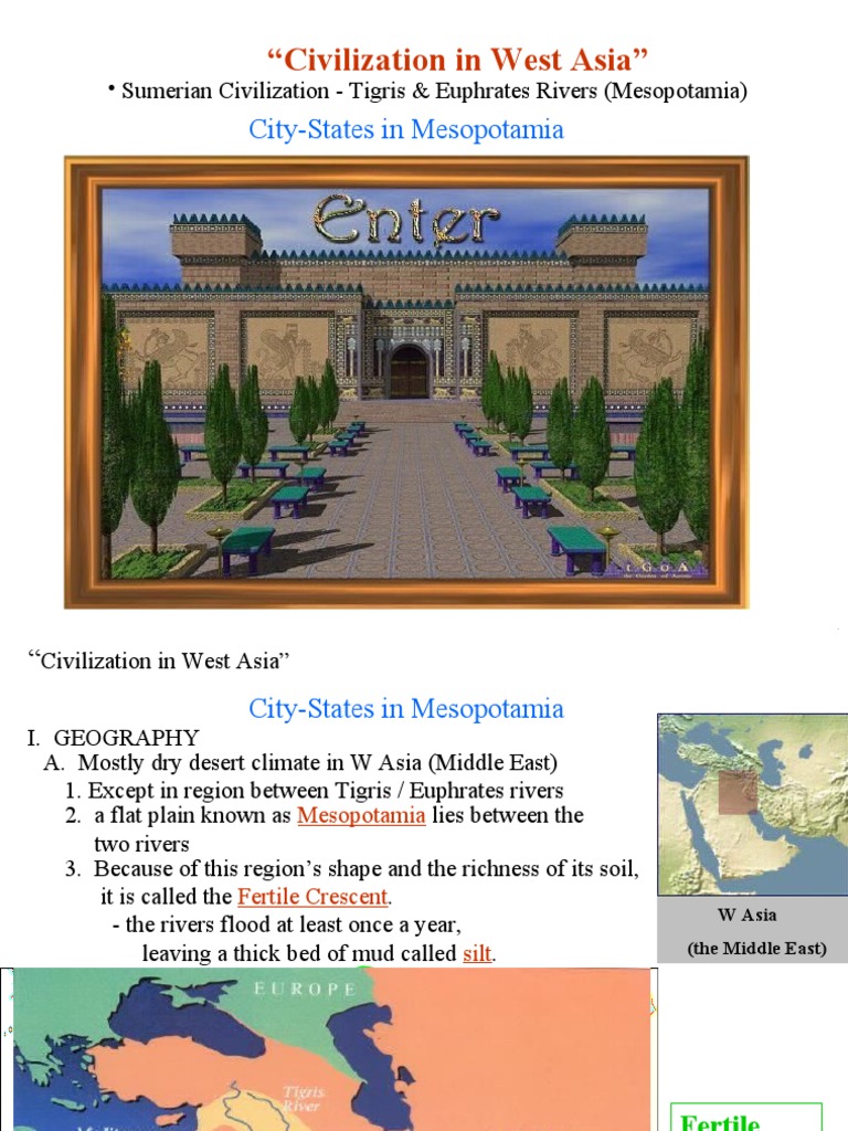 Civilizationin West Asia | PDF | Hammurabi | Mesopotamia
