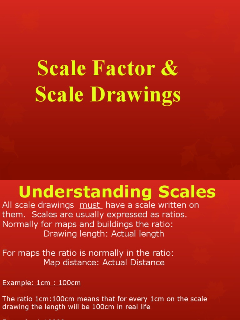 Scale Factor and Scale Drawings | PDF | Shape | Metrology