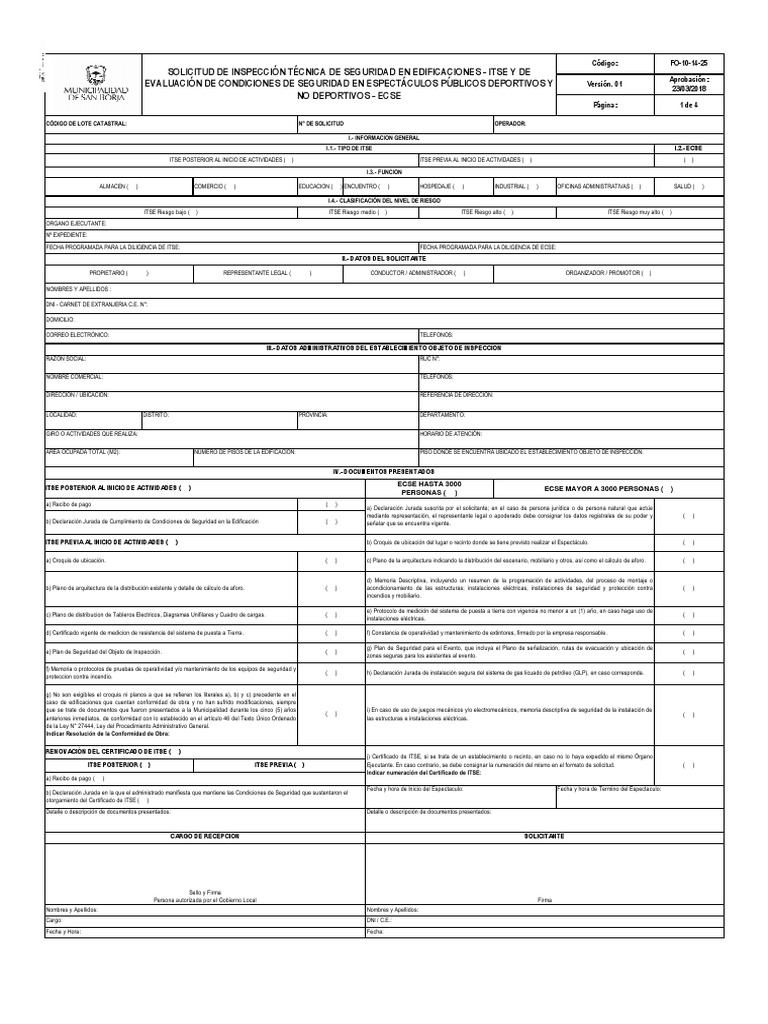 Solicitud Formato de Solicitud ITSE ECSE 1 | PDF | Hospital | Naturaleza