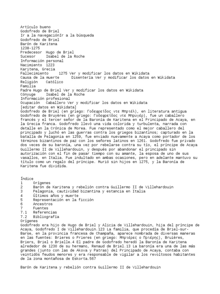 Godofredo | PDF | Edades medias | Agitación