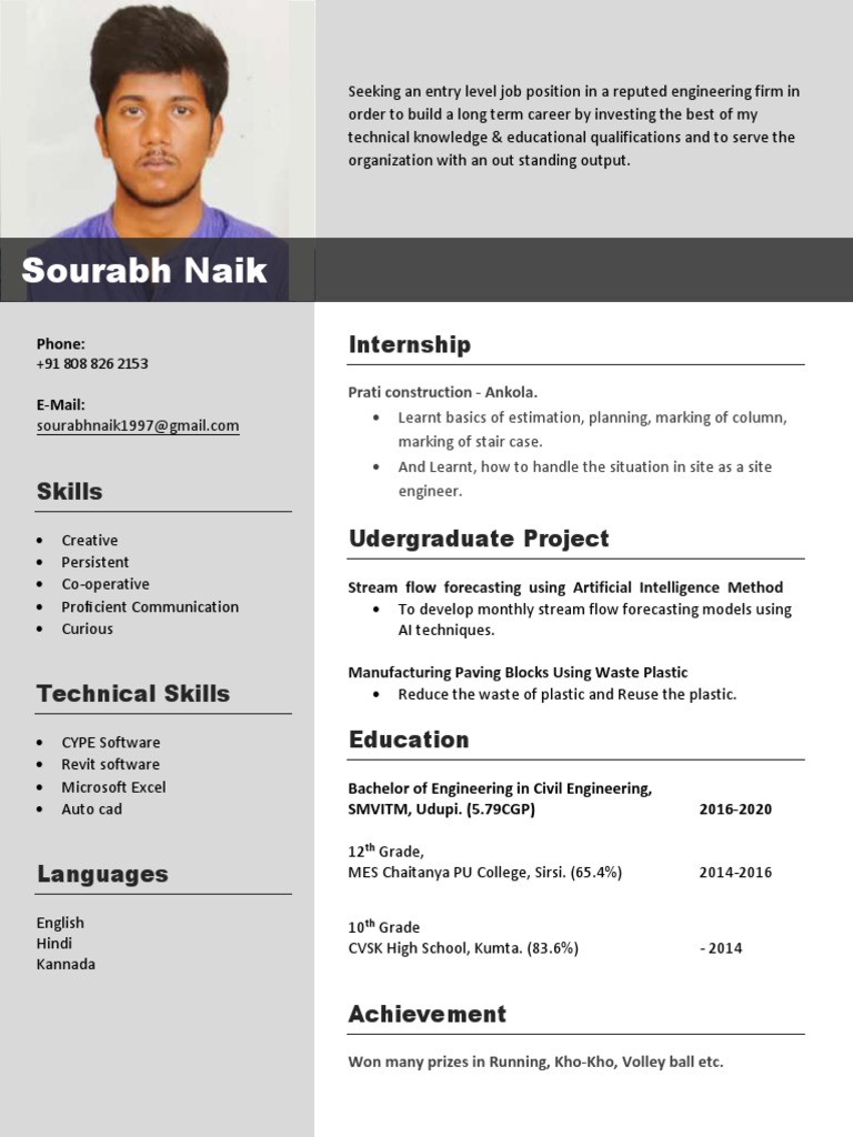 Sourabh Resume | PDF | Computers | Technology & Engineering