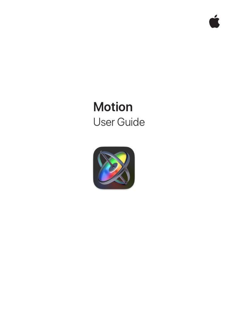 Motion 5.5 User Manual | PDF | 3 D Computer Graphics | Graphical User ...