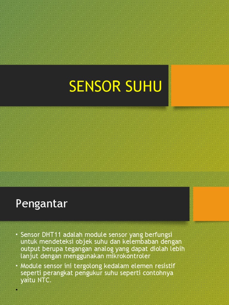 Sensor Suhu Dan Kelembaban DHT11 | PDF