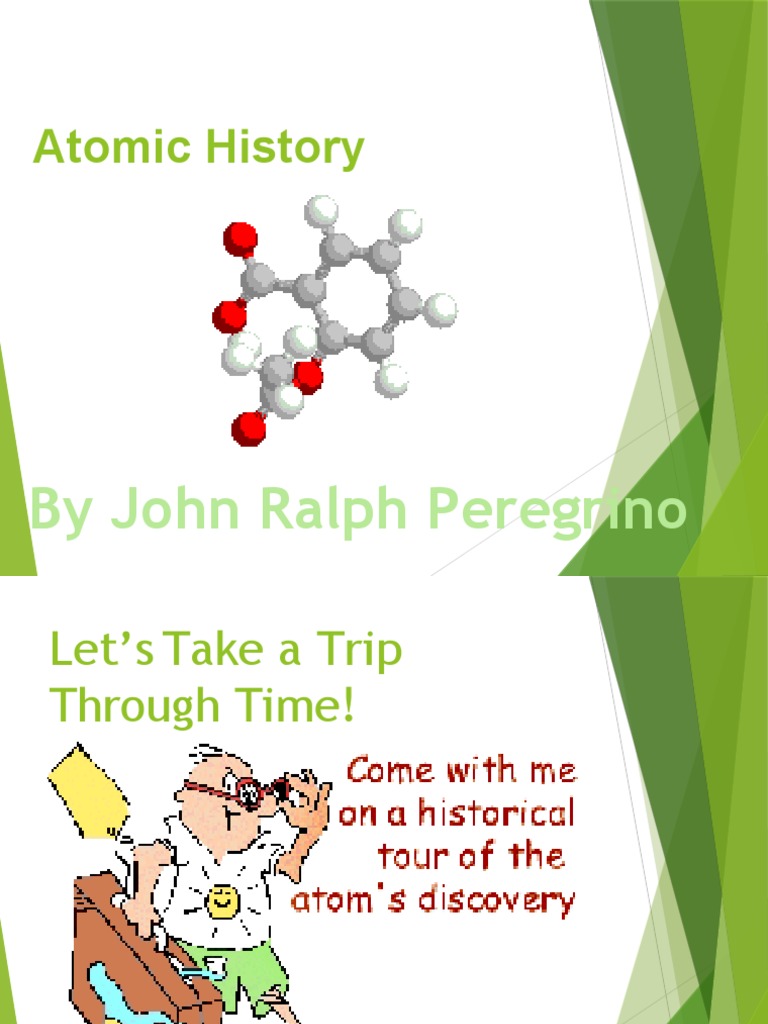 Atom History and Time Line | PDF | Atoms | Electron