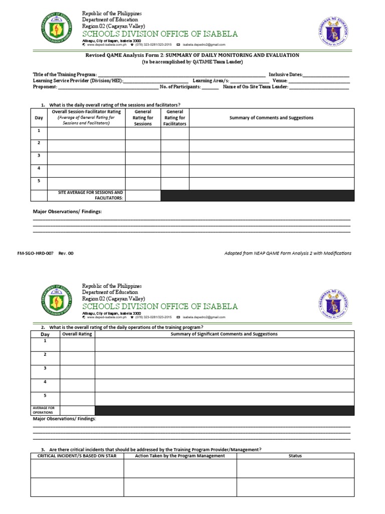 DepEd Isabela Training Program Summary | PDF | Business
