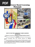 TR - Dressmaking (Casual) NC II | PDF | Competence (Human Resources) | Sewing