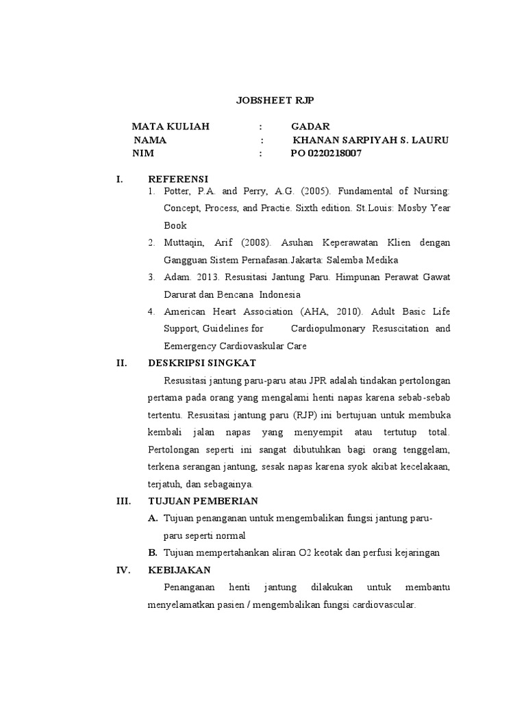 Khanan Sarpiyah-Jobsheet RJP | PDF