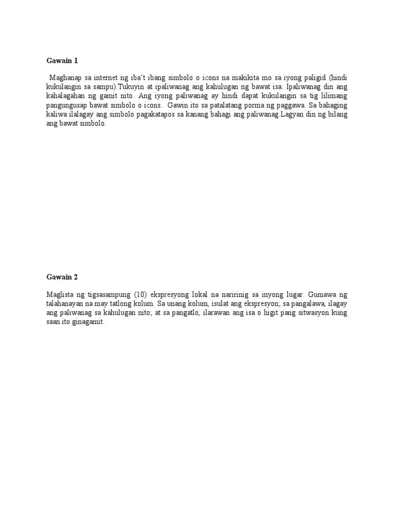 Yunit 3-Gawain 1 at 2 | PDF