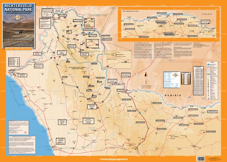 Richtersveld Map Home Peace Parks Foundation