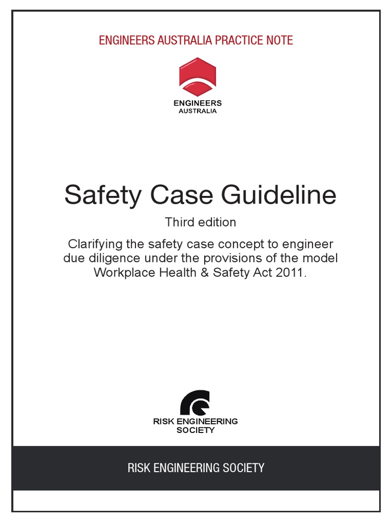 Safety Case Guideline: Engineers Australia Practice Note | PDF | Risk ...