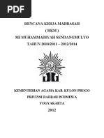 RENCANA KERJA MADRASAH (RKM) Edit | PDF