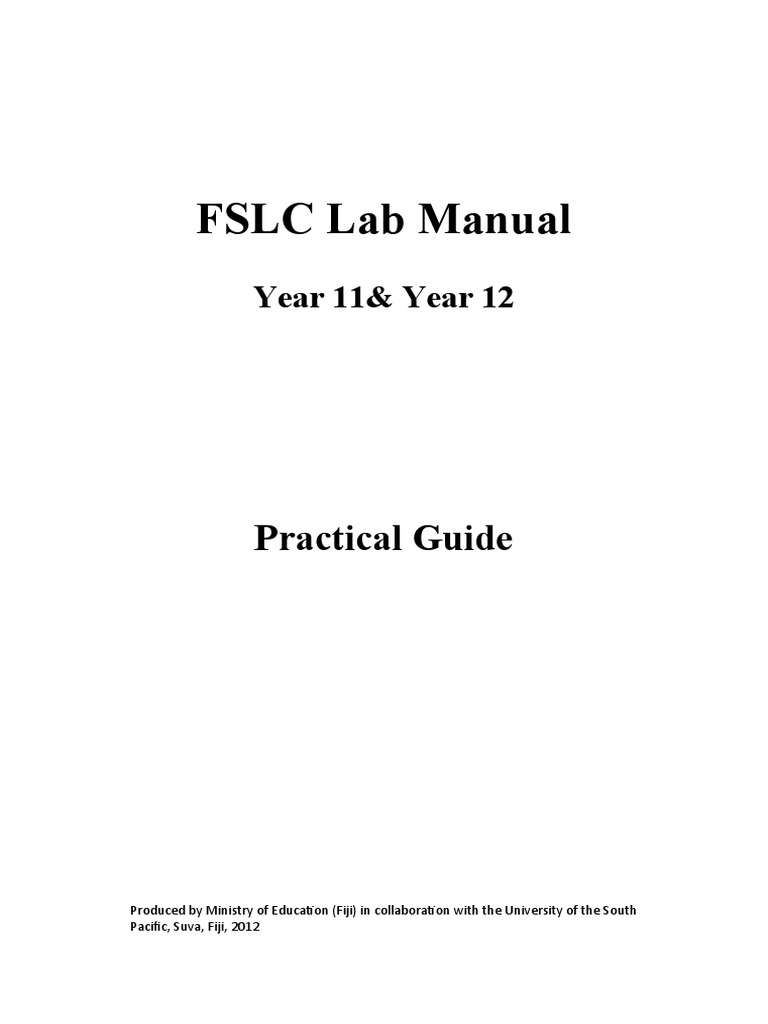 FSLC Practical Guide for Year 11-12 | PDF | Window (Computing) | Menu (Computing)