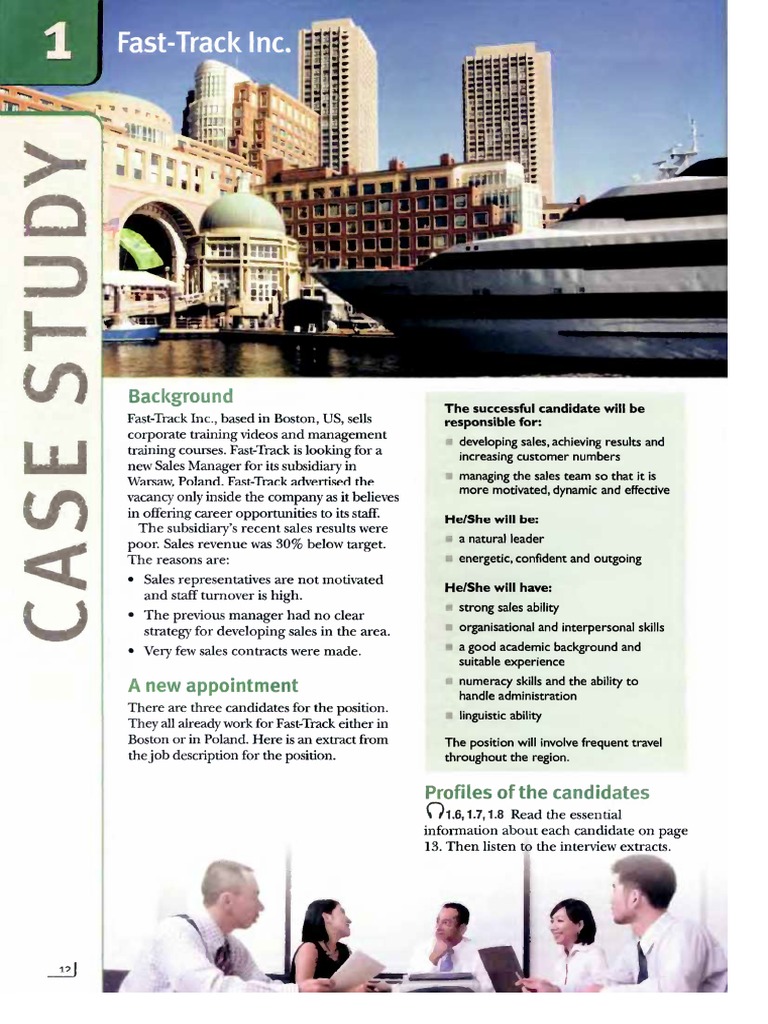 Job Interview (Case Study - Choosing A Candidate) | PDF