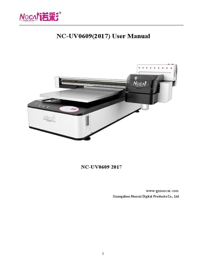 NC-UV0609 2017 User Manual | PDF | Printer (Computing) | Internet Protocols