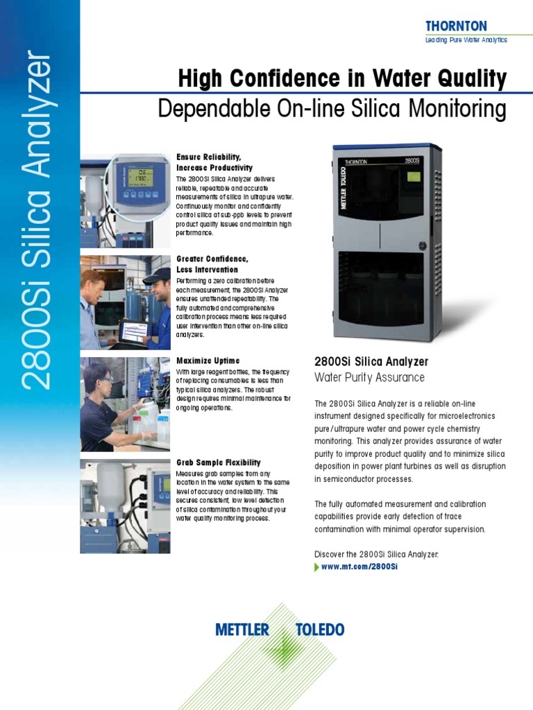 Data Sheet 2800si Silica Analyzer en | PDF | Metrology | Electrical ...