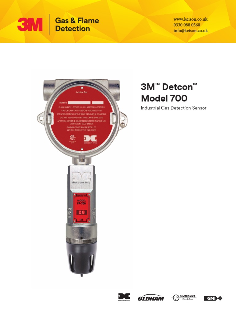 3M Detcon Model 700: WWW - Keison.co - Uk 0330 088 0560 Info@keison ...