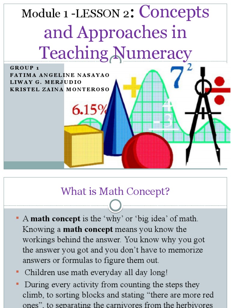 Module 1 - LESSON 2: Group 1 Fatima Angeline Nasayao Liway G. Merjudio ...