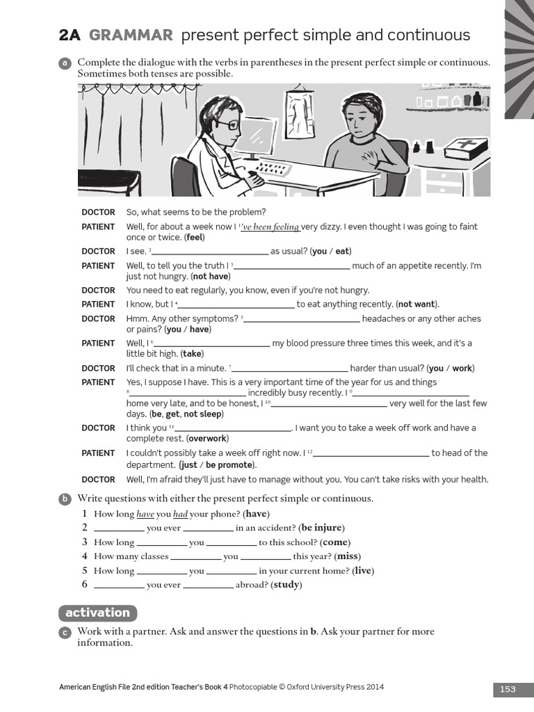 Grammar Activity 2A-2B | PDF | Syntax | Language Mechanics