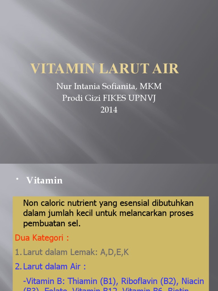 Vitamin LARUT AIR II | PDF