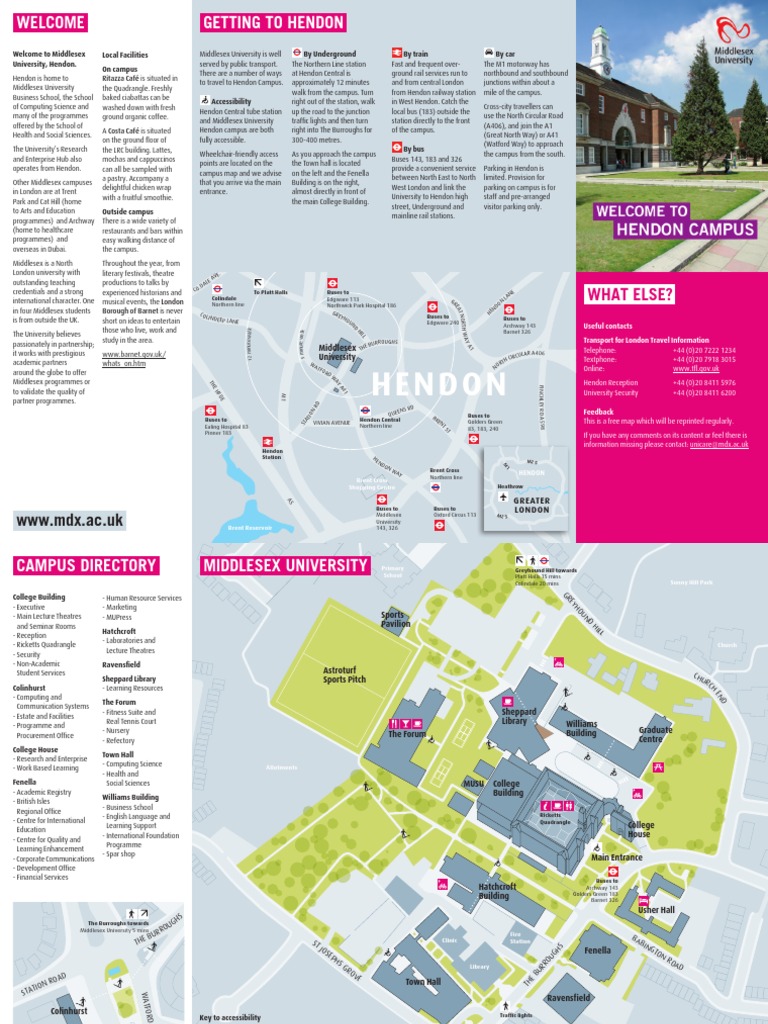 Hendon Map Jun08 | PDF