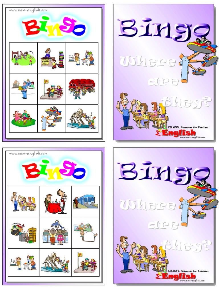 Places Bingo | PDF