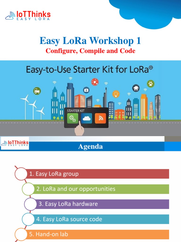Easy LoRa Workshop 1 - Configure, Compile and Code | PDF | Gateway ...