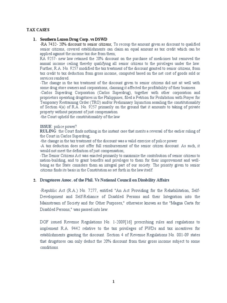 Tax Cases | PDF | Tax Exemption | Value Added Tax