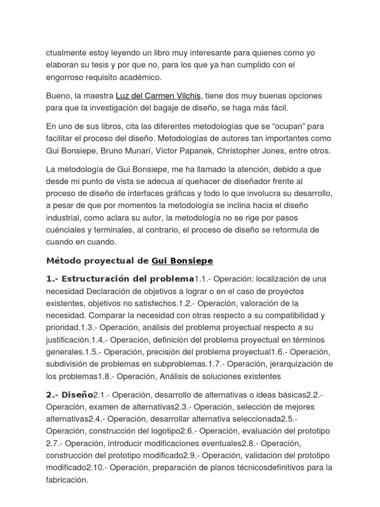 Gui Bonsiepe | PDF | Diseño | Cognición