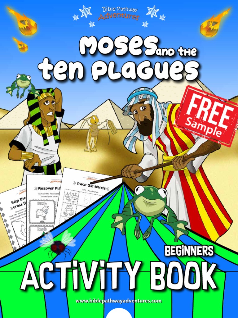 Moses TEN Plagues: Activity Book | PDF | Moses | Book Of Exodus