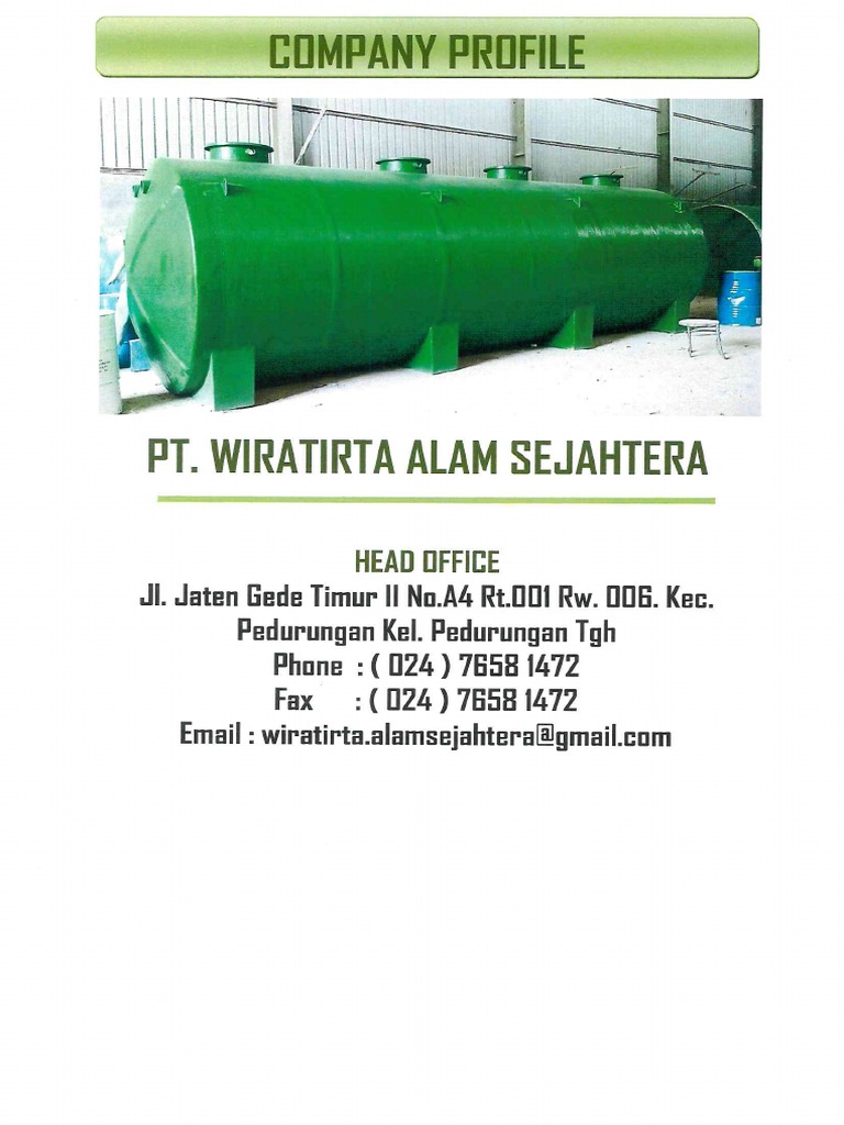 Company Profile STP Tanki | PDF